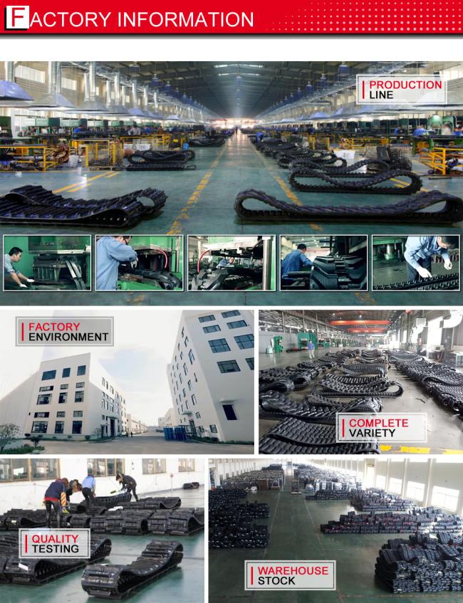 Morooka Mst2000 Dumper Construction Equioment Parts Rubber Track (800*125*80)