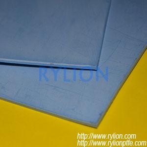 China blue PTFE sheet,1500mm x 1500mm,made of PTFE and glass microspheres for sale