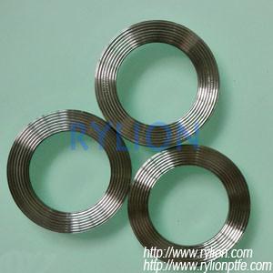 China grooved gaskets,any size,316 and graphite and other materials for sale