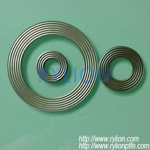 China Corrugated metal gasket,thickness 0.5mm and 2mm and 3mm,material SS304 or SS316 for sale