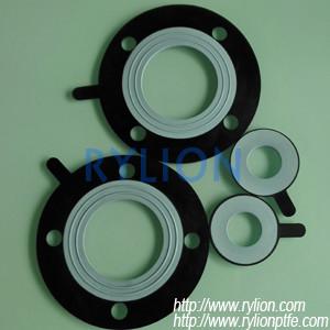 China PTFE rubber gasket,any size,with or without hole for sale
