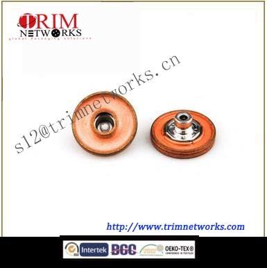 China Alloy jeans 24MM HVB Copper-anti brass depression fashion garment accessories button for sale