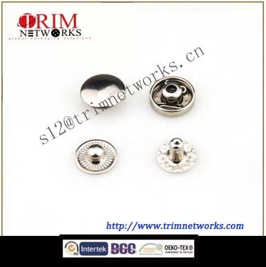 China Brass snap 10MM button cap with #488 buttom part HVB Nickle fashion metal button for sale