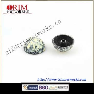 China Alloy rivet 18.1MM DK Bronze with yellow hemispherical fashion metal button for sale