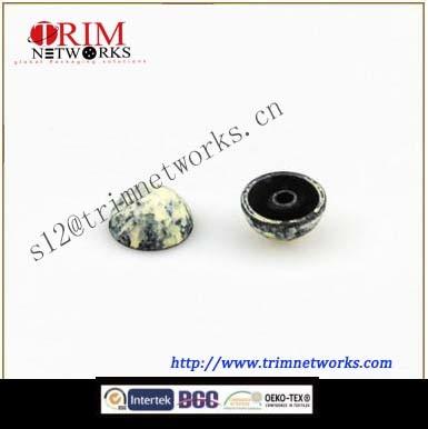 China Alloy rivet 12.6MM DK Bronze with yellow hemispherical fashion metal button for sale
