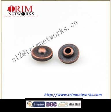 China Alloy rivet 9.5MM HVB Anti Copper bead round fashion metal button for sale