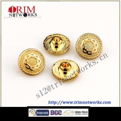 China Alloy rivet 12MM HVS Imi gold grid pattern fashion metal button for sale