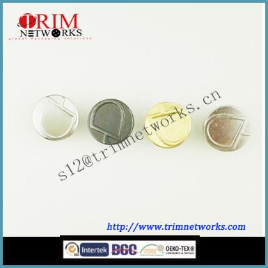 China Alloy jeans metal button maker with plastic 20MM & 17MM HVS gold/HVB Nickle/HVB black nickle face with embossed D button for sale