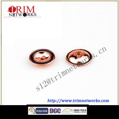 China Alloy 4Holes 15MM HVB copper with paint fashion metal button for sale