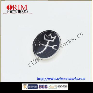 China Alloy 30*43mm HVS nickle with black metal elliptic plate for sale
