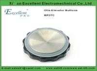 China Otis Elevator Button BR27C 36mm DC24V Stainless Steel PC Frame for sale