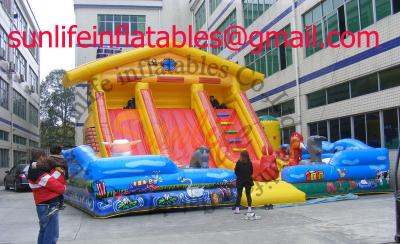 Cina Affitto della città gonfiabile di divertimento con rimbalzo di moonwalk per l'adulto ed il bambino in vendita