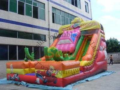 Cina Scivolo gonfiabile commerciale gigante per il parco di divertimenti con stampa completa di Digital per i bambini in vendita