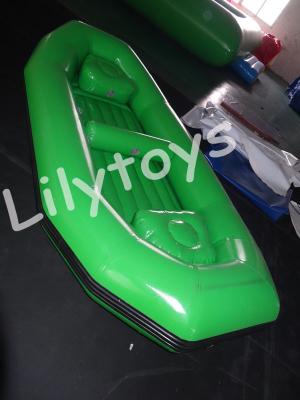 China de aangepaste Groene boot die van Jonge geitjes Opblaasbare Pools met Embleemdruk drijven Te koop