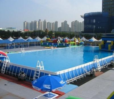 Cina piscine gonfiabili della pagina del metallo del parco dell'acqua in vendita