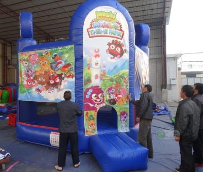 Cina Salto gonfiabile del castello dei buttafuori della tela cerata commerciale del PVC per spettacolo all'aperto del parco in vendita