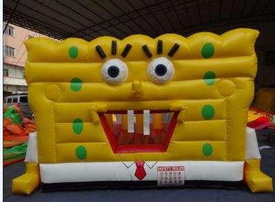 Cina Buttafuori gonfiabili commerciali a prova di fuoco del PVC Spongbob per i bambini che saltano le Camere di rimbalzo in vendita