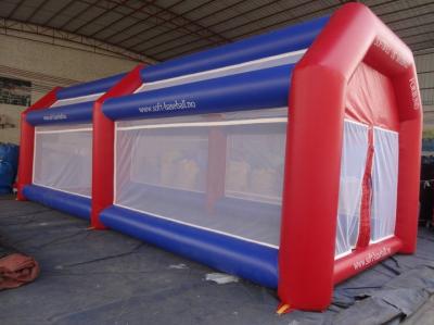 Cina PVC del grado commerciale con la grande gabbia gonfiabile netta di sport della tenda per baseball in vendita