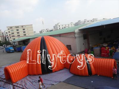Cina grande tenda gonfiabile del nero del PVC della tenda gonfiabile DI NYLON arancio di evento in vendita