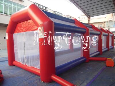 Cina tenda gonfiabile blu rossa del PVC del doppio punto O.55MM grande, tenda all'aperto gonfiabile in vendita