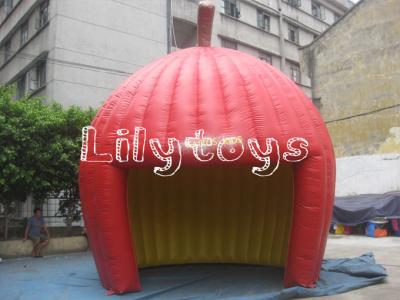 Cina Grande tenda gonfiabile rossa per la fiera commerciale, tenda gonfiabile del PVC dell'iglù degli adulti in vendita