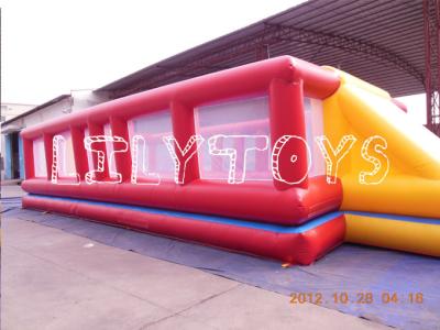 Cina Adulti di giallo di Lilytoys iarda gonfiabile del gioco del campo di football americano dei buttafuori enormi per affitto in vendita