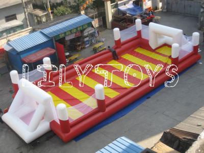 Cina EN14960 rendono incombustibile il campo di football americano gonfiabile, annuncio pubblicitario Inflatables del PVC di 0.55mm Platone in vendita
