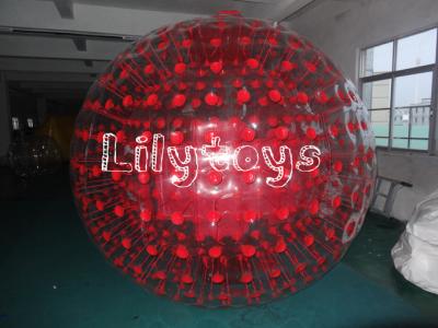 Китай Шарик zorb красного цвета PVC/TPU safty раздувной для 2 персоны, EN14960 продается