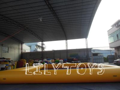 China Reusachtig Geel Vlotters Opblaasbaar Zwembad die voor Jonge geitjes, Opblaasbare Waterpool spelen Te koop