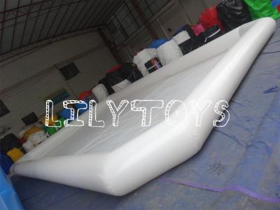 China Opblaasbare Pools van Lilytoys de Witte draagbare Jonge geitjes groot voor openlucht opblaasbare partijplaats Te koop