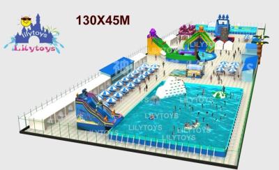 Cina Grande parco gonfiabile gigante all'aperto mobile dell'acqua, parco gonfiabile dell'acqua di divertimento per i bambini in vendita