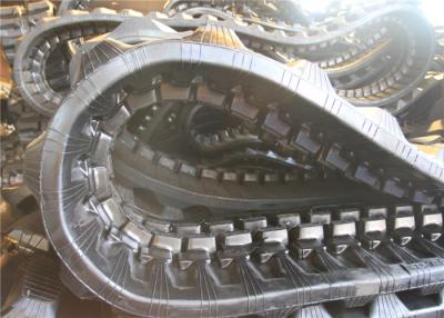 China ZX85US (HITACHI)/308DCR (CATERPILLAR) Rubber Track with 450mm Width and 81mm Pitch for sale