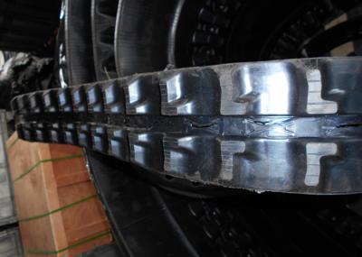 China Mini excavator replacement rubber track 130mm width,72mm pitch,29links for sale