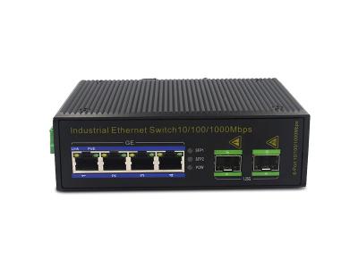 Cina commutatore di Ethernet della fibra 100Base-T di 3W IP40 MSG1204 1000M in vendita