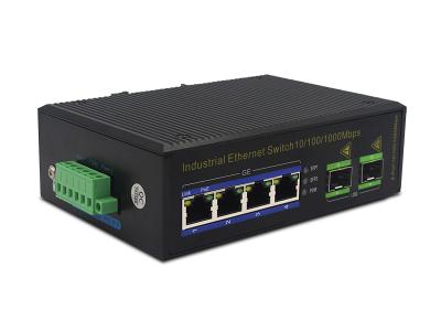 Cina commutatore di Ethernet di PoE della fibra 100Base-T di 3W IP40 MSG1204P 1000M in vendita