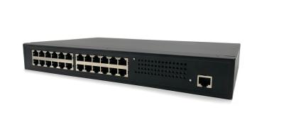 China De industriële L2-Schakelaar GPIO MSG8024 24 BaseTX 56Gbps van Beheersethernet Te koop