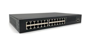 China De industriële L2-Schakelaar GPIO MSG8024 24 BaseTX 56Gbps van Beheersethernet Te koop