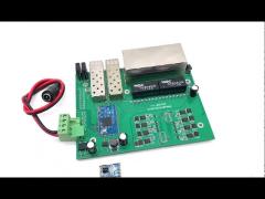 Gamma di temperature industriale inclusa di 8 porti del modulo non gestito di Ethernet