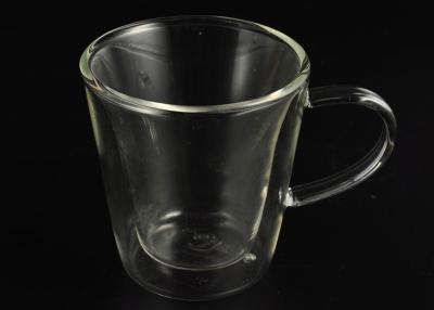 China Coffee Double Walled Glass Tumbler / Double Wall Thermo Glasses for sale