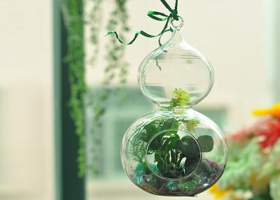 China Romantic Hanging Crystal Glass Cylinder Candle Holder Home Favor Blown for sale