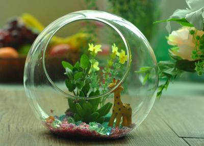 China Gift Hanging Teardrop Tealight Holder / Hanging Glass Terrarium Containers for sale