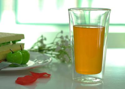 China Tableware Double Wall Borosilicate Glass Drinking Ware Microwave Safe for sale