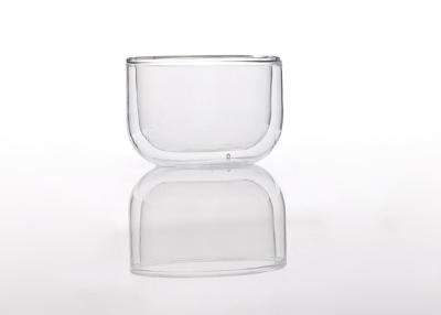 China Small Double Wall Glass Tea Cup Pyrex Borosilicate Personalised for sale