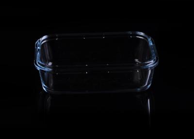 China Dinner Large Clear Glass Salad Bowls With Lids , Glass Fruit Bowls for sale