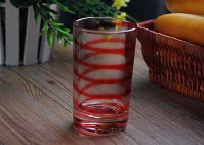 China Hand Painted Decorative Glassware Empty Candle Jars Soda Lime for sale