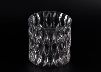 China 36OZ de grote Houders van de het Glas Votive Kaars van de Wasluxe met Patroon Te koop