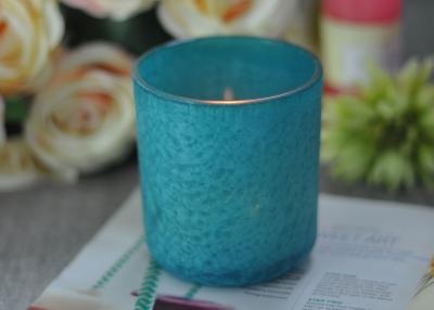 China De mooie van de het Glaskaars van de Huwelijksgift Veer Geschilderde Kruiken van de de Houders Decoratieve Kaars Te koop