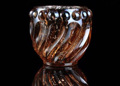 China De spiraal vormde de decoratieve Houder van de Glaskaars, Kleur Bespoten Gegalvaniseerd Mercury Te koop