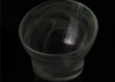 China Transparent Large Home Goods Glass Tableware Hand Made , Color Sprayed for sale