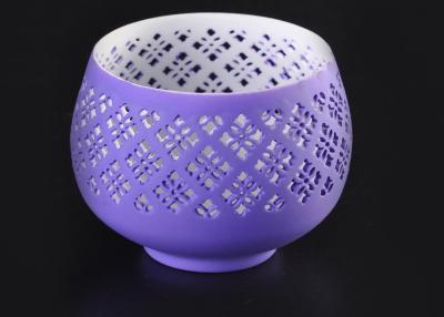 Cina grazioso scavi fuori la candela solida adatta di candela della vendita all'ingrosso votiva ceramica del supporto in vendita
